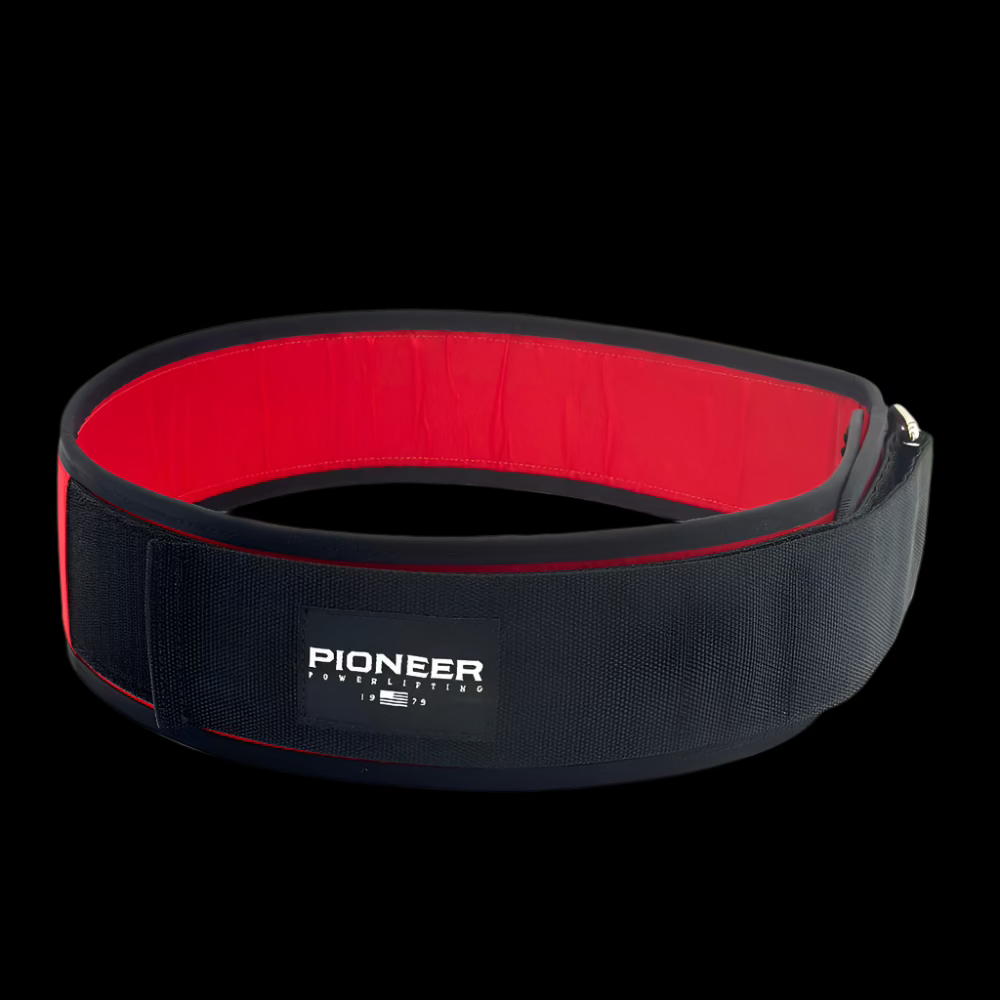 DISCOUNTED - 4" Red Hybrid Belt • Pioneer Fit
