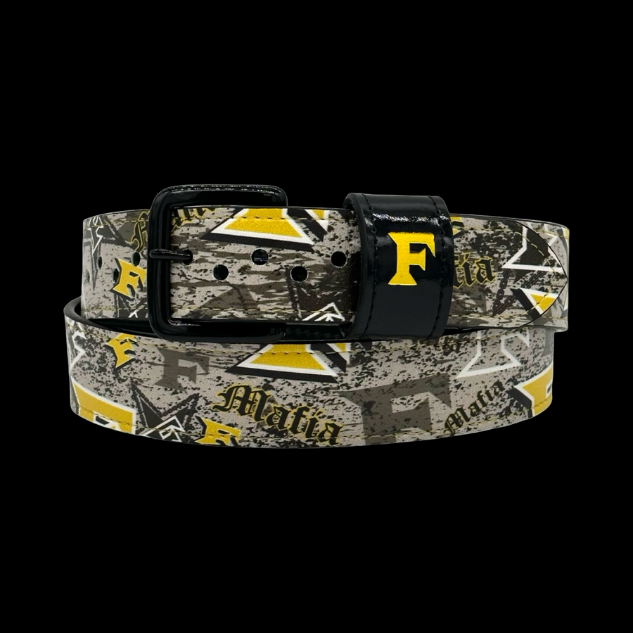 5 Star Mafia Baseball Belt - Yellow • Pioneer Fit
