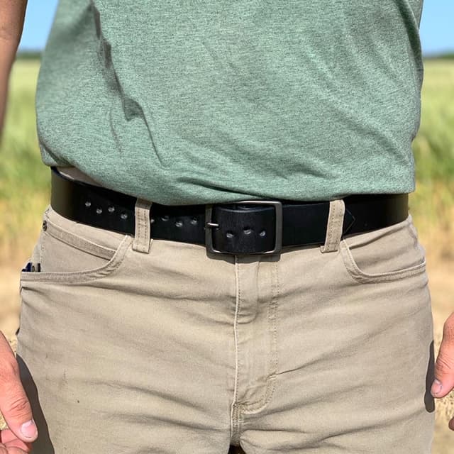 Pioneer Heavy Duty Gun Everyday Work Belt Pioneer Fit General Leathercraft Mfg