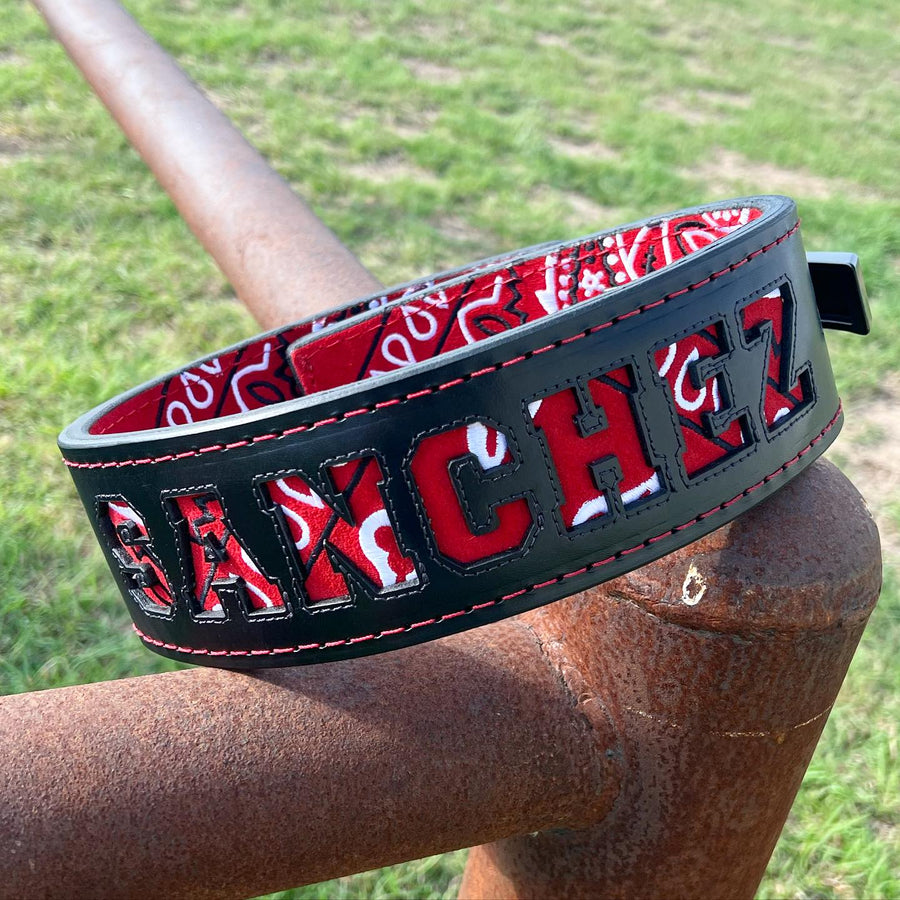 Start designing your custom weight lifting belt • Pioneer Fit